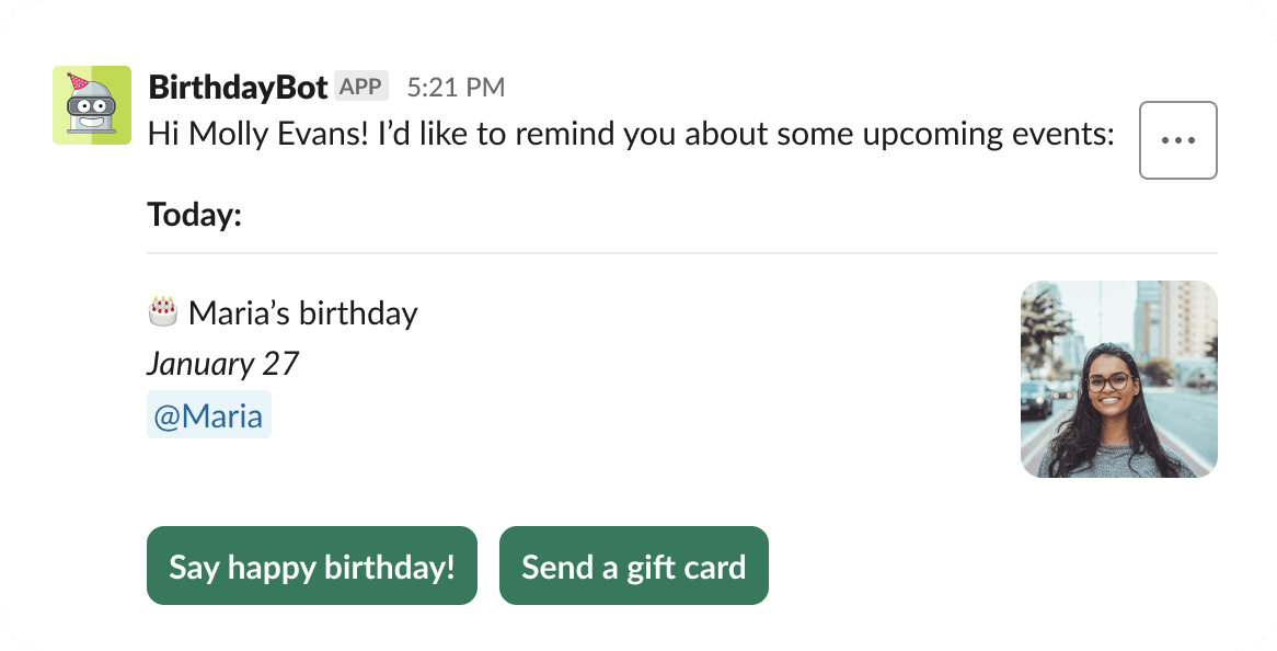 Slack Birthday Bot setup - automated birthday and anniversary cards ...