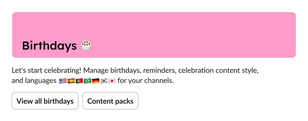 Slack Birthday Bot setup - automated birthday and anniversary cards ...