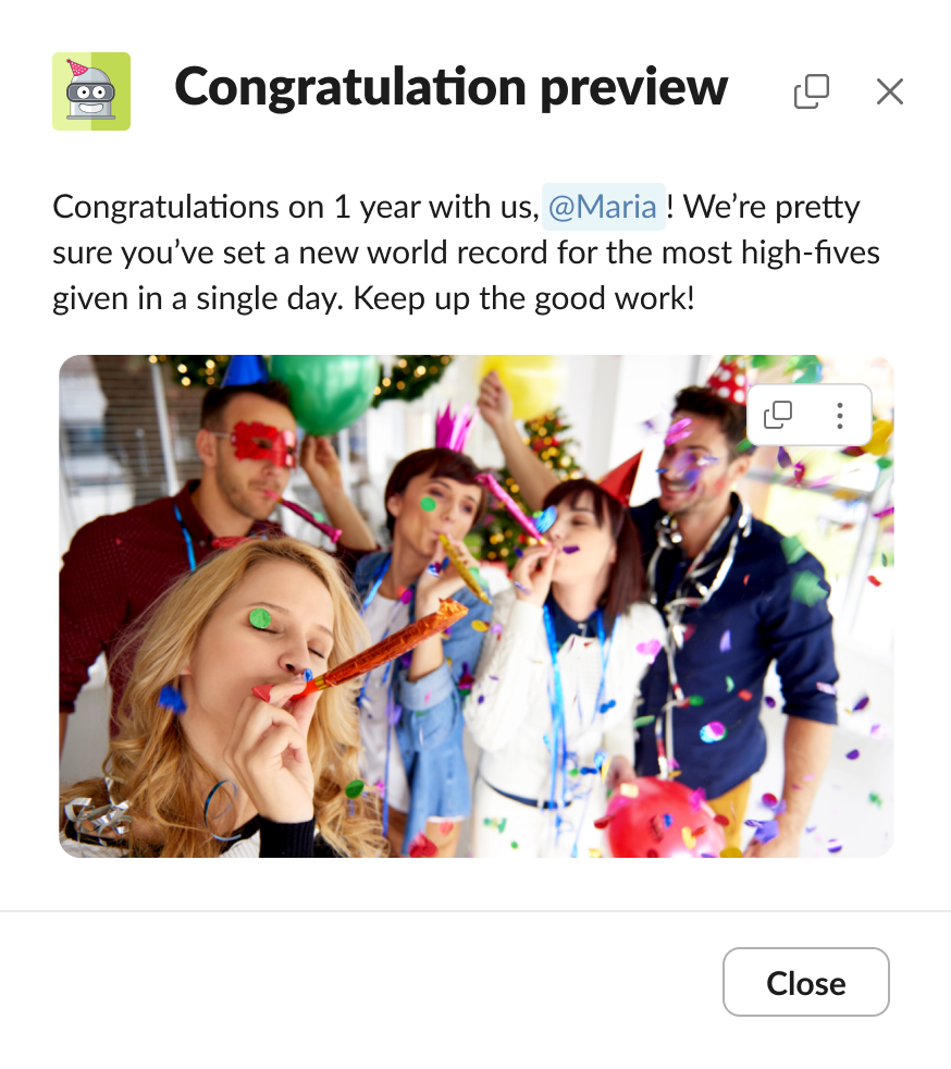 Slack Birthday Bot setup - automated birthday and anniversary cards | BirthdayBot