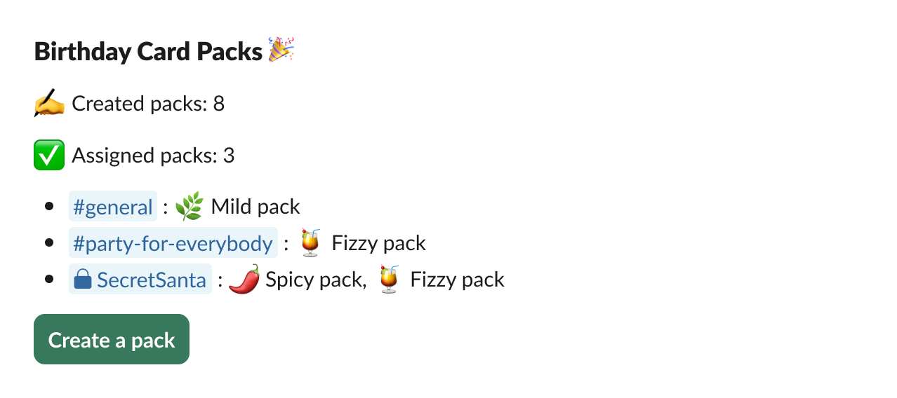Slack Birthday Bot setup - automated birthday and anniversary cards ...