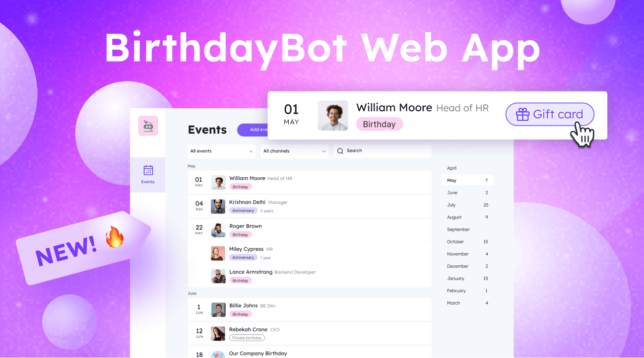 Slack Birthday Bot setup - automated birthday and anniversary cards ...
