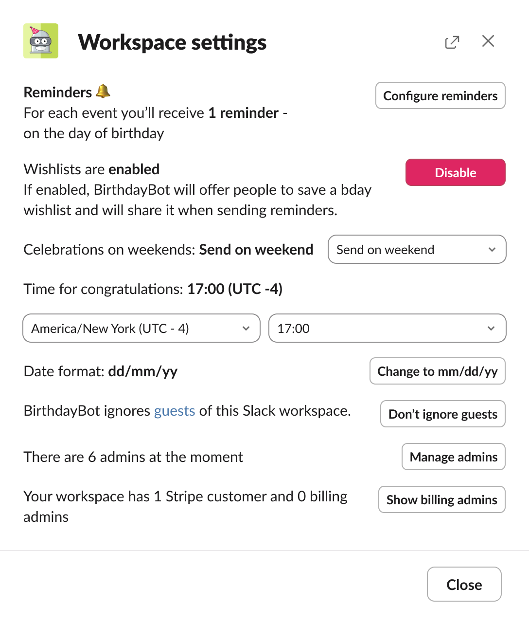 Slack Birthday Bot setup - automated birthday and anniversary cards ...